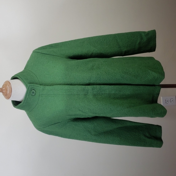 WoolOvers | Jackets & Coats | Woolovers Womens Boiled Wool Short Button ...